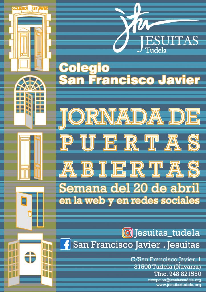 Jornada de puertas abiertas virtual — Jesuitas Tudela – Colegio San Francisco Javier